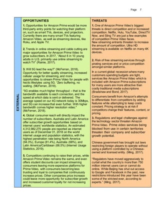 Amazon Prime Video Environmental Analysis | PDF