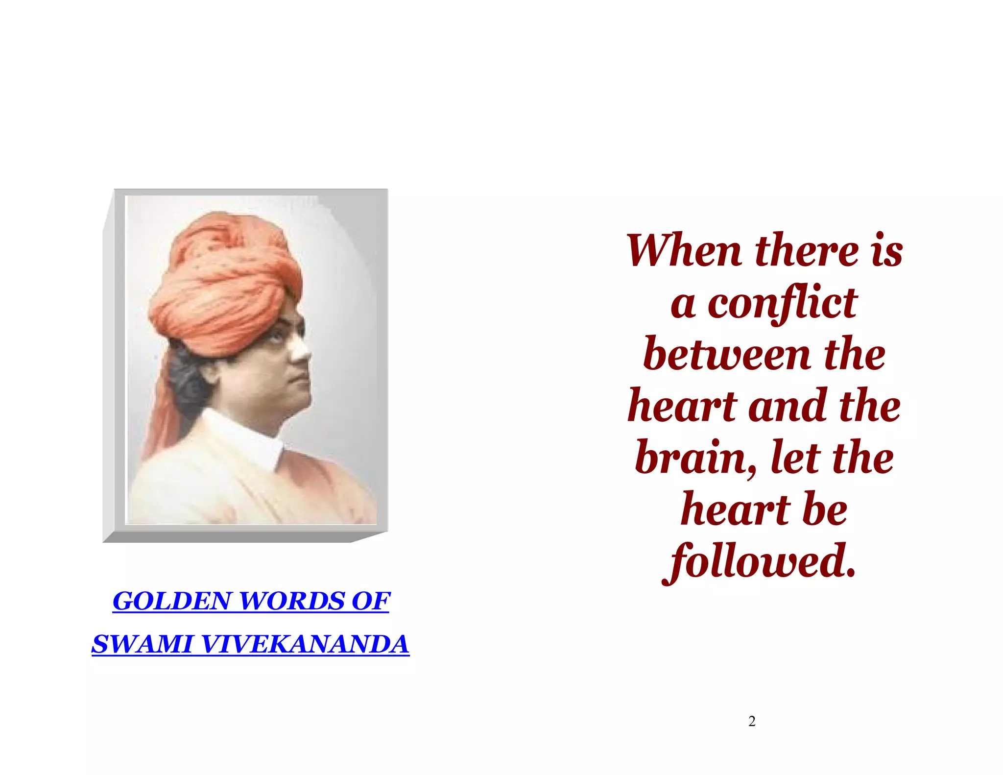 Golden Words of Swami Vivekananda | PPT