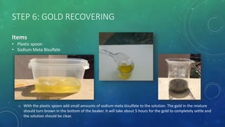 Gold Extraction | PPTX