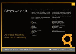 Gold Group Brochure | PPT