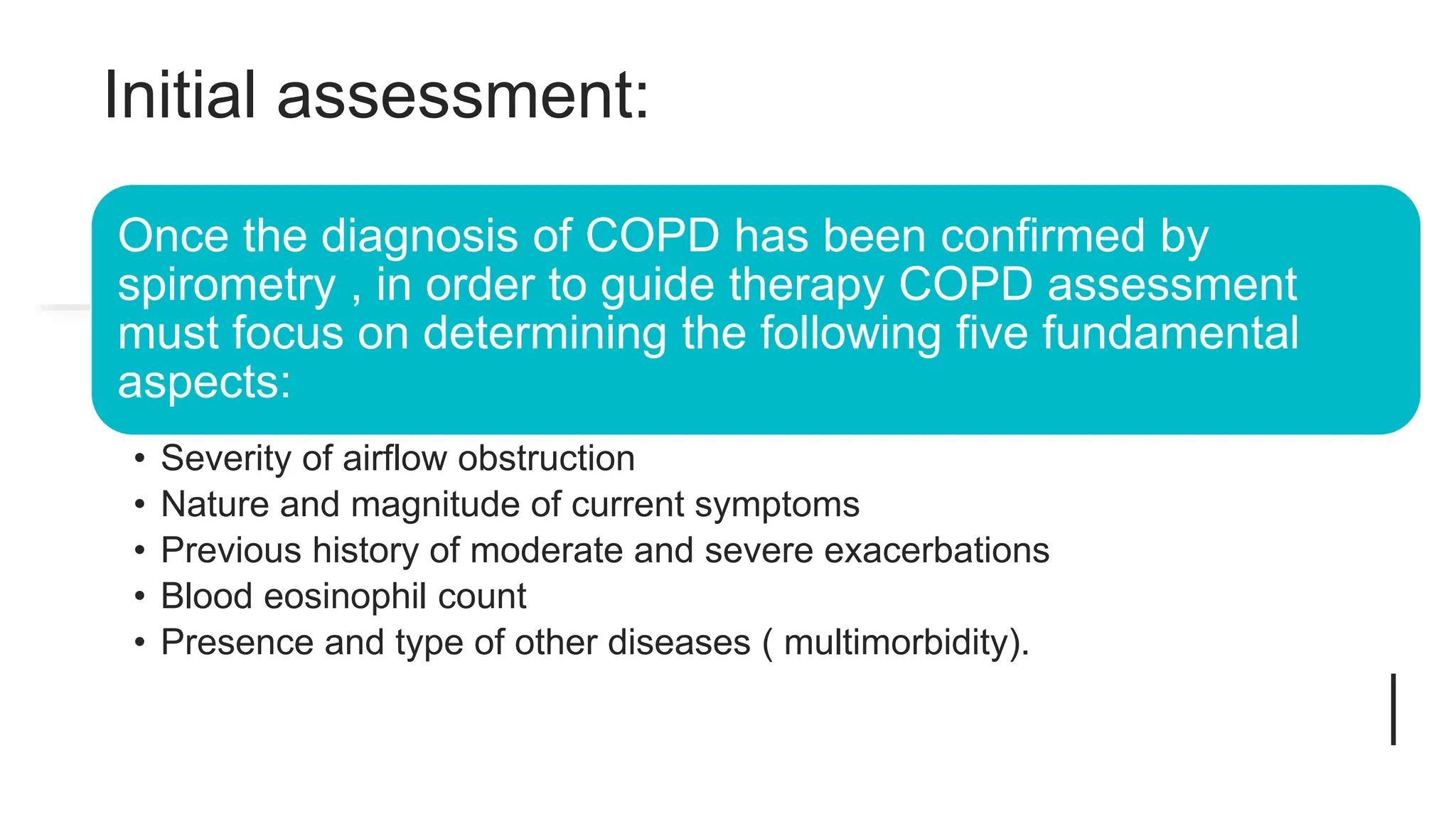 Gold COPD guideline 2024 . A review on change in guideline by GOLD . | PPTX
