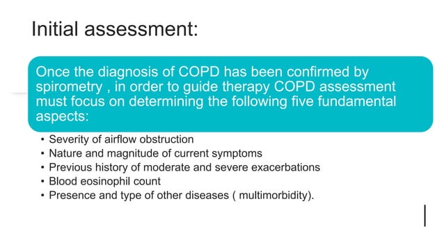 Gold COPD guideline 2024 . A review on change in guideline by GOLD . | PPTX
