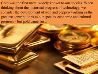Gold history | PPTX