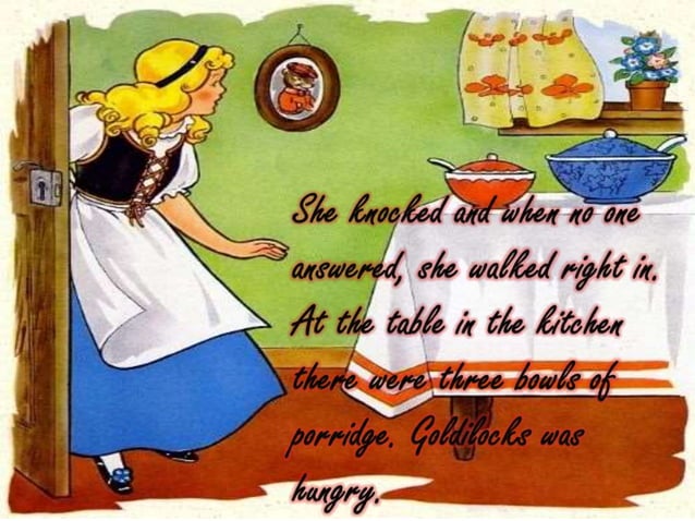 Goldilocks and the 3 bears | PPT