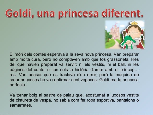 Goldi, la princesa