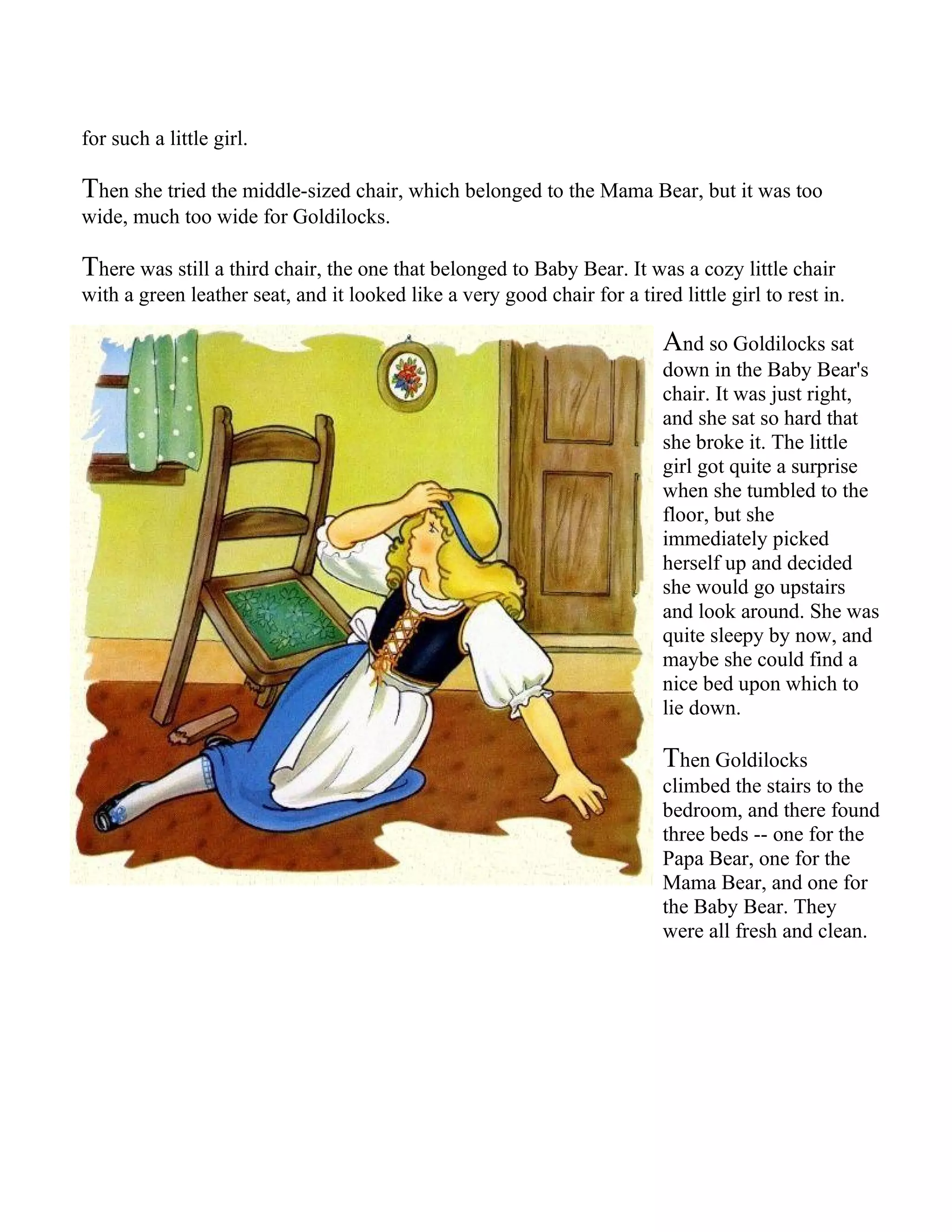 Goldilocks and the three bears | PDF