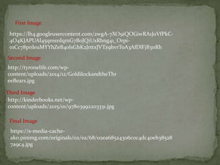 Goldilocks and the three bears | PPT