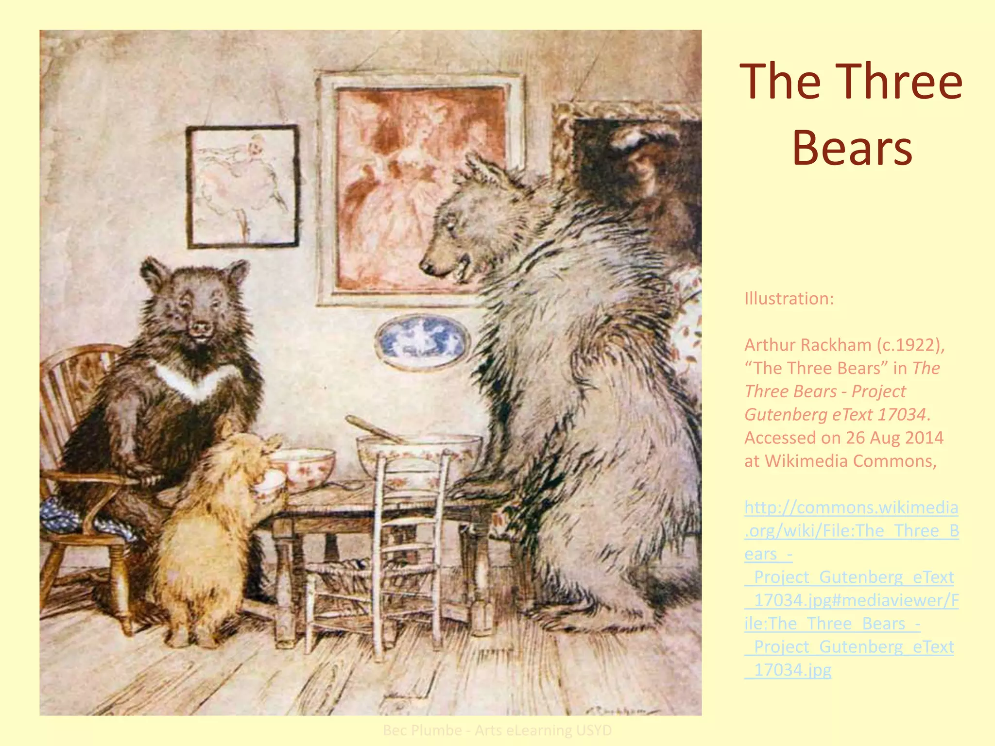 Goldilocks and the three bears | PPT