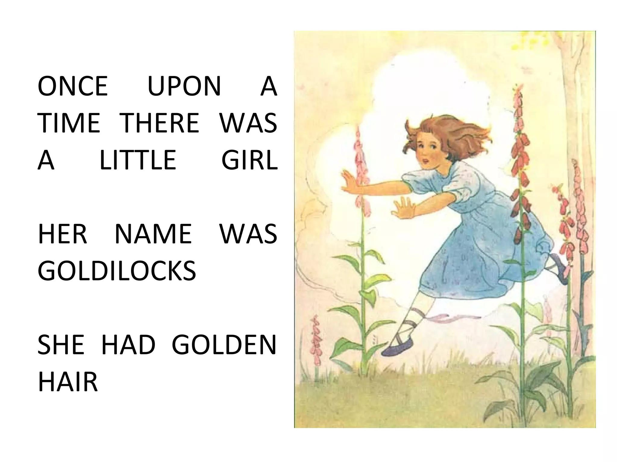 Goldilocks and the three bears ppt | PPT