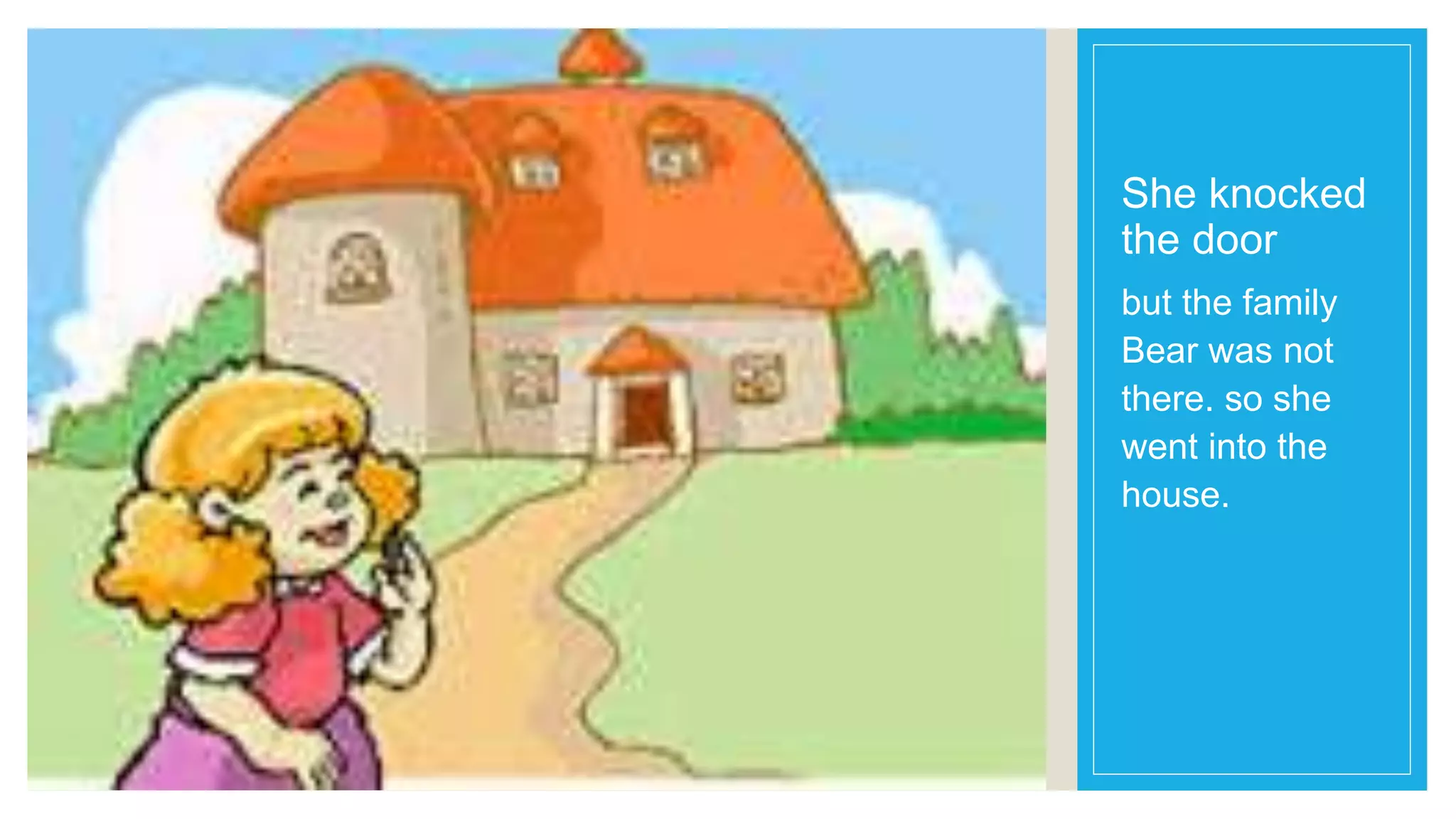 Goldilocks and the three bears shortstory.pptx | PPT