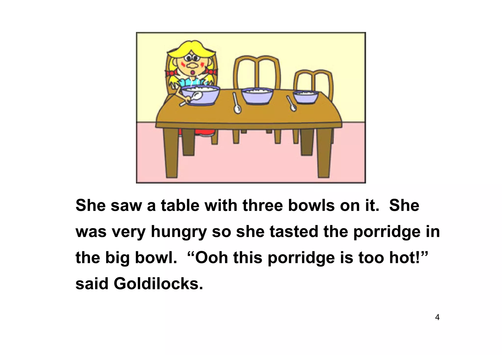 Goldilocks and three bear STORY & collaborative activity | PDF