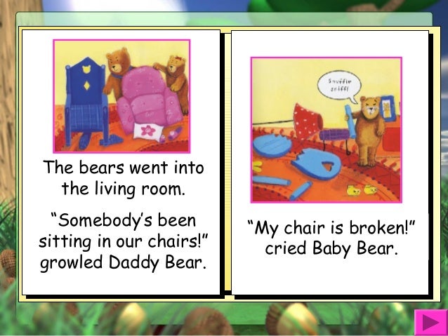 Goldilocks story book pps