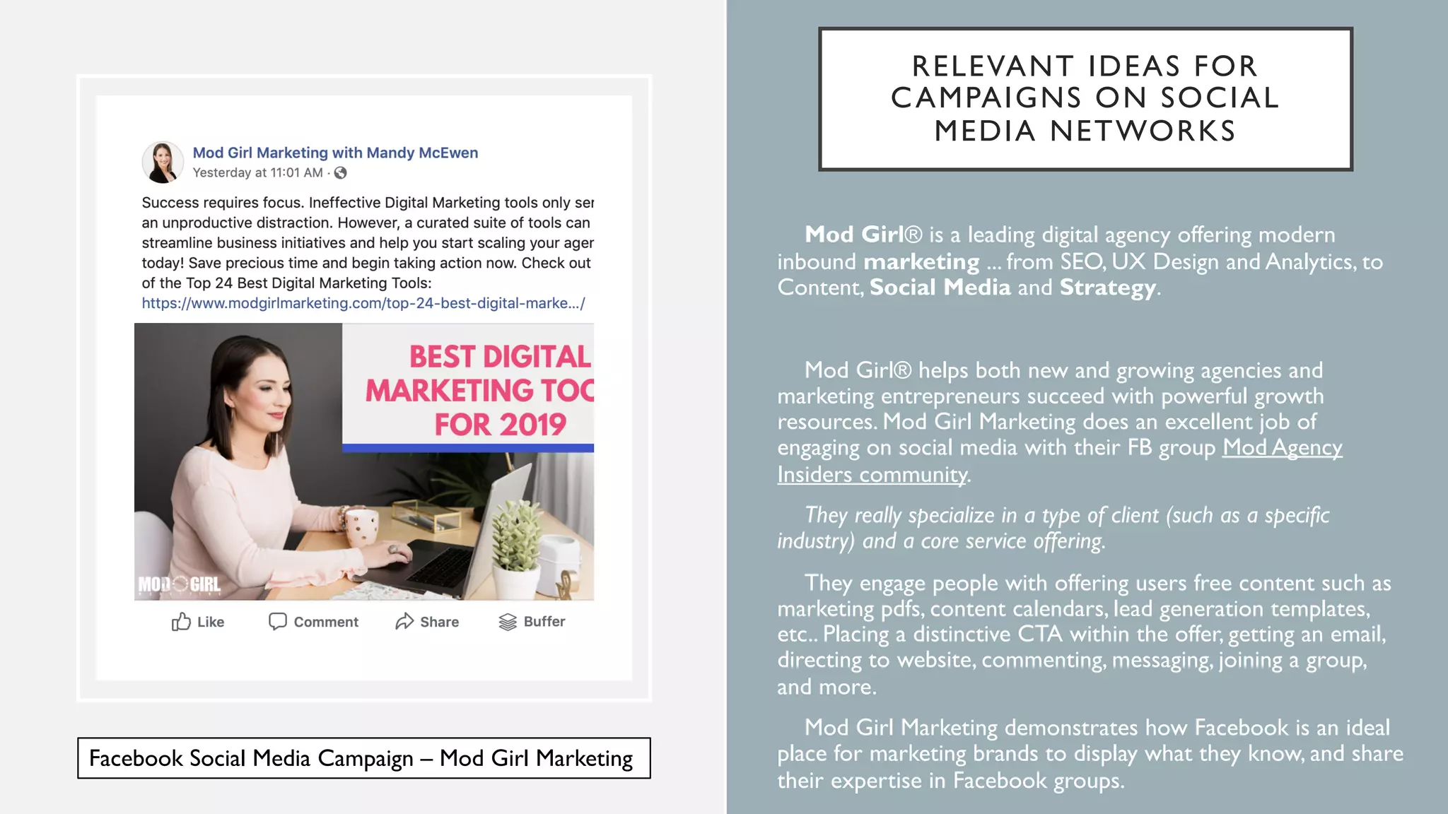 JG Marketing Design_Social Media Campaign Strategy | PPT
