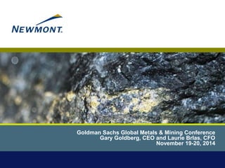 Goldman sachs global metals mining presentation final presentation | PPT
