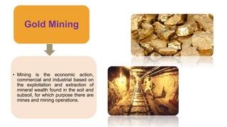 Gold mining in ecuador | PPTX