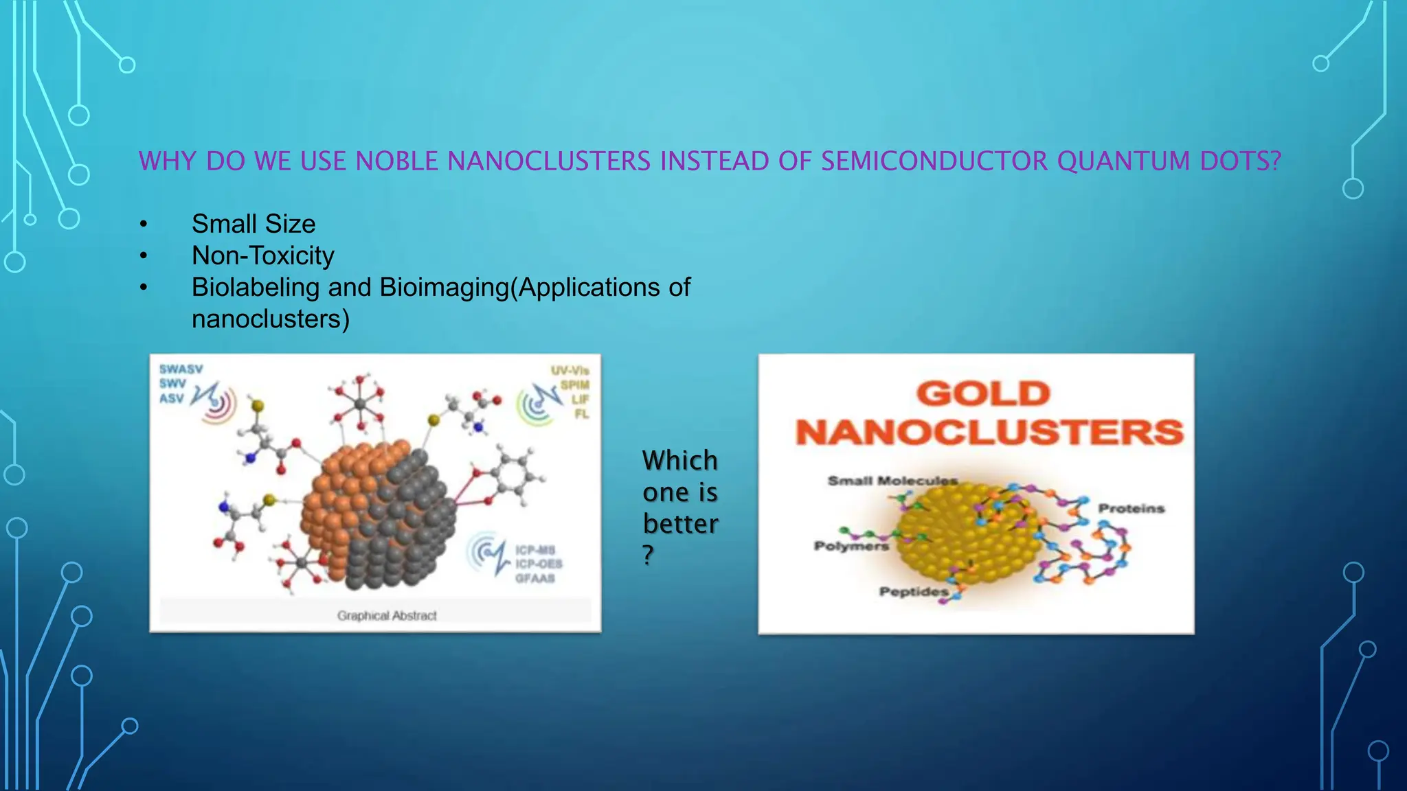 GOLD NANOCLUSTER BSA Protein templated.pptx