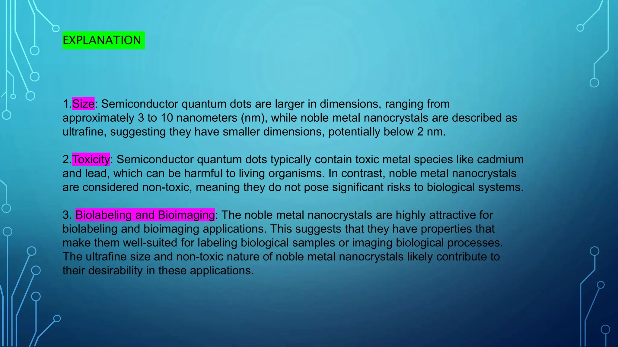 GOLD NANOCLUSTER BSA Protein templated.pptx