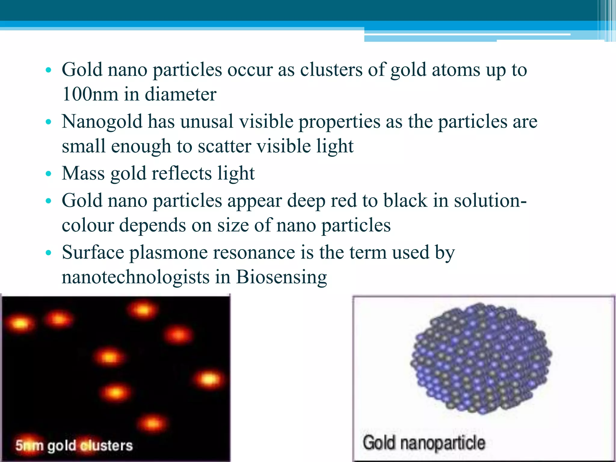 Gold Nano Particles Pptx