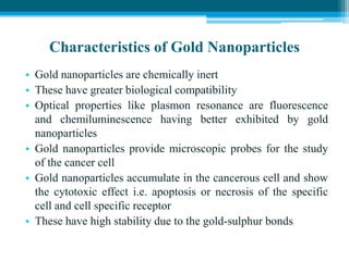 Gold nano particles | PPTX