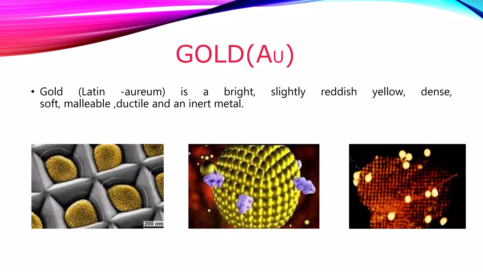 Gold nanoparticles applications and challenges | PPTX