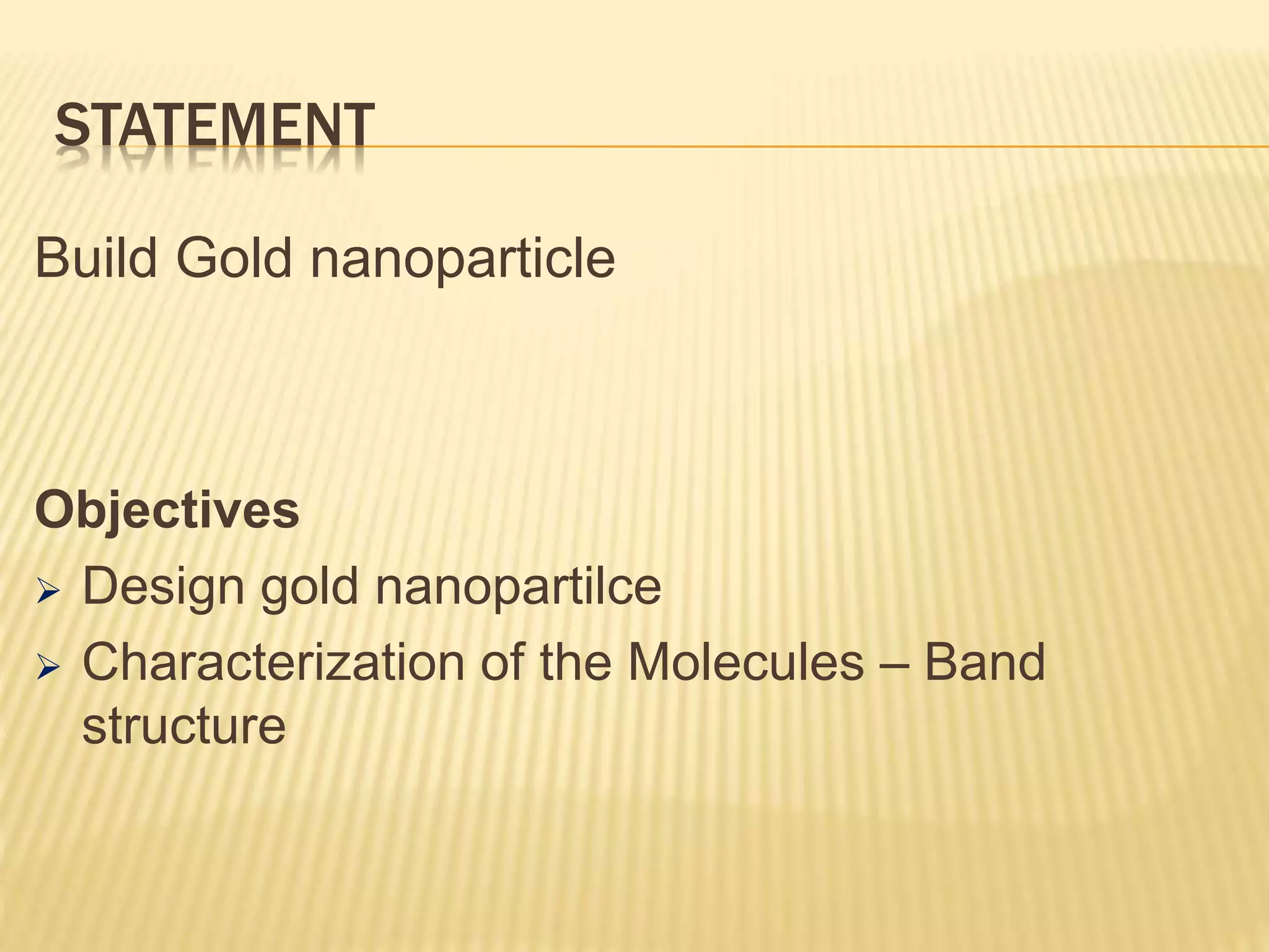 gold nanoparticle | PPT