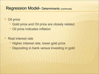 Gold Price Forecasting | PPT