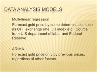 Gold Price Forecasting | PPT