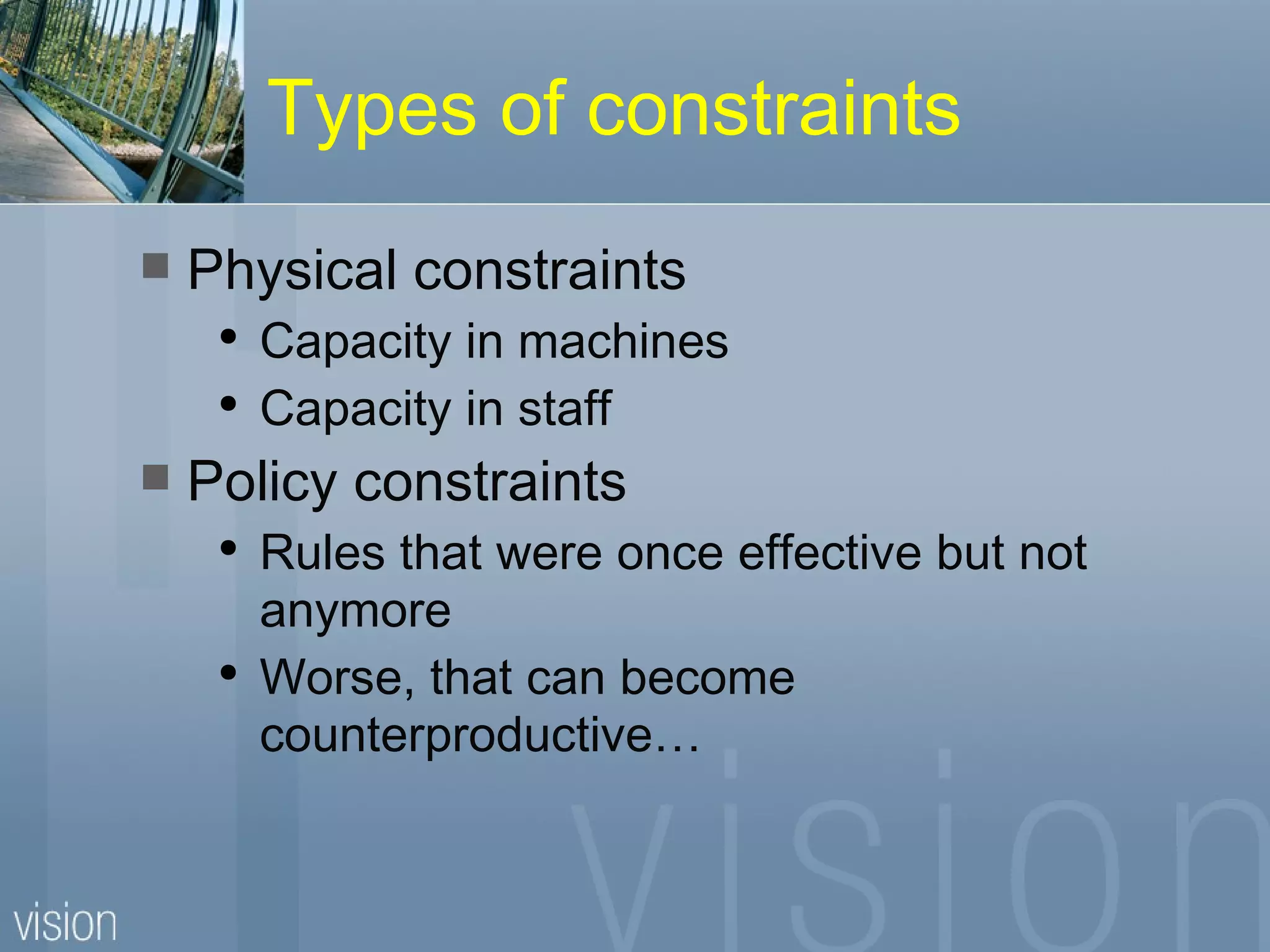 Goldratt's Theory of Constraints - An Introduction | PPT