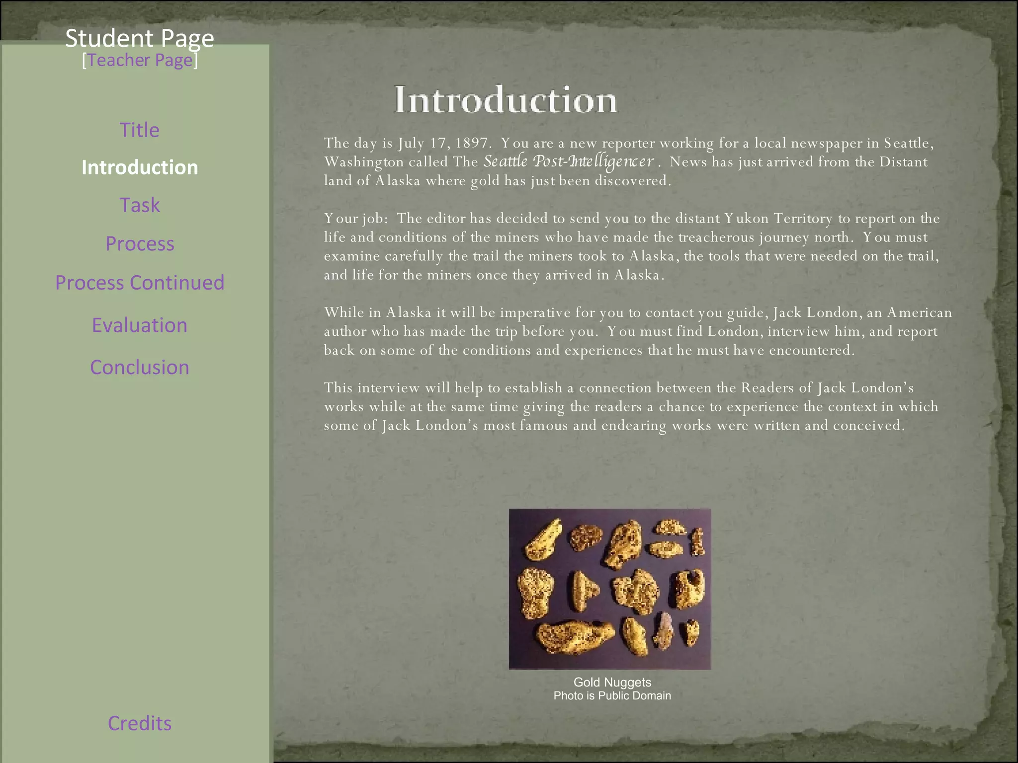 Jack London and the Alaskan Gold Rush | PPT