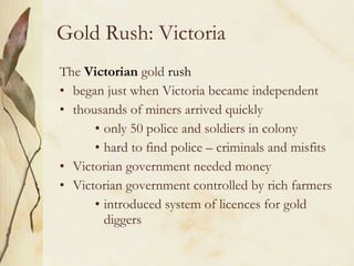 Gold Rush Australia Chinese Miners | PPT