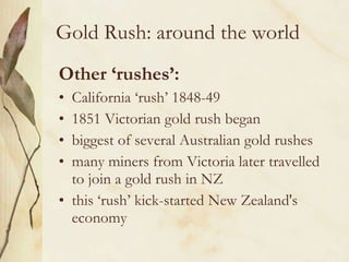 Gold Rush Australia Chinese Miners | PPT