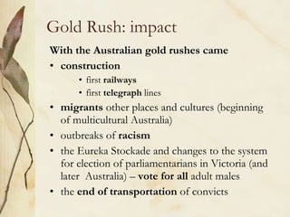 Gold Rush Australia Chinese Miners | PPT