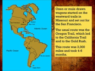 Gold rush lesson power point | PPT