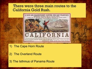 Gold rush lesson power point | PPT