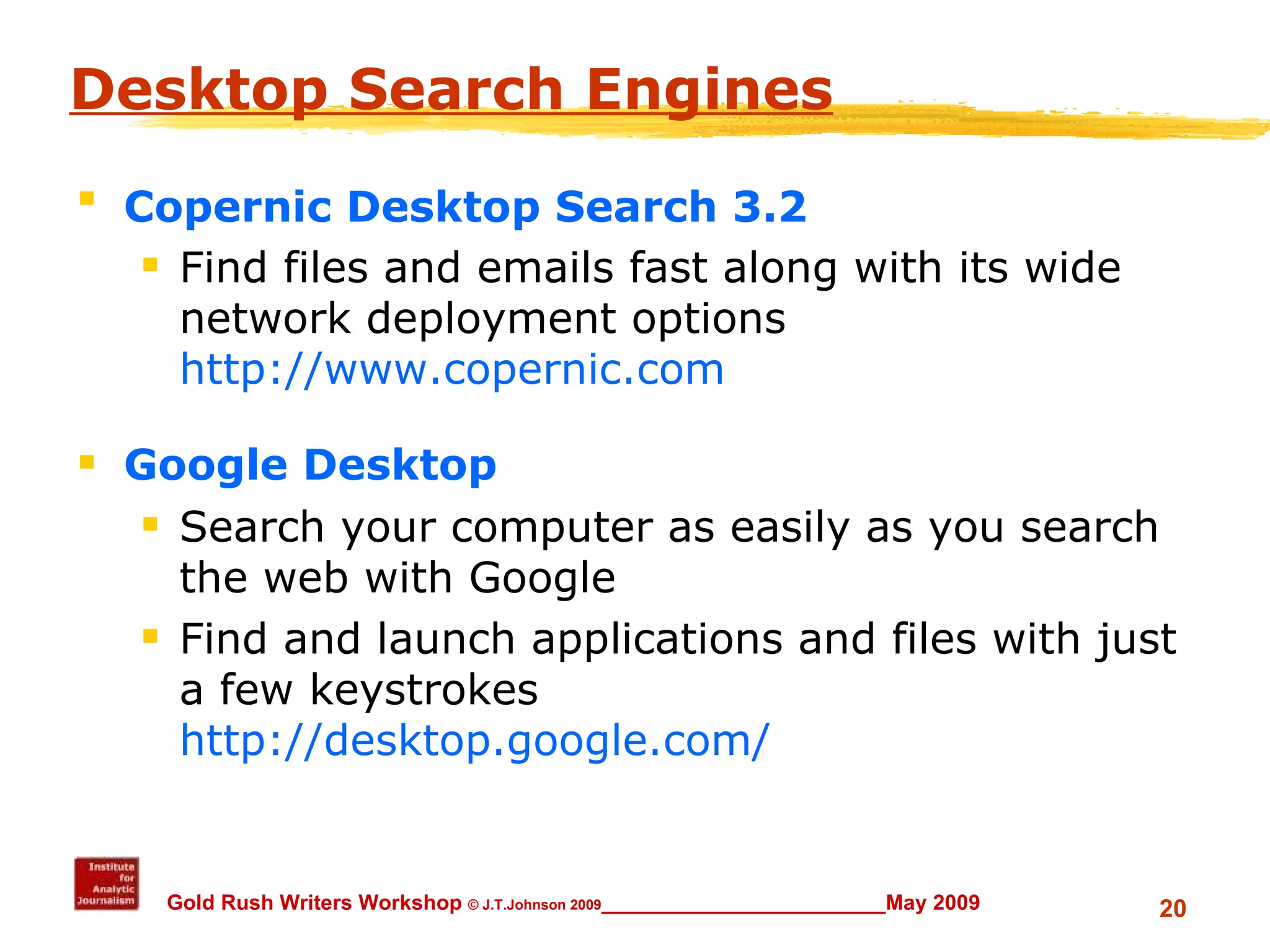 Discovering The World From Your Laptop | PPT