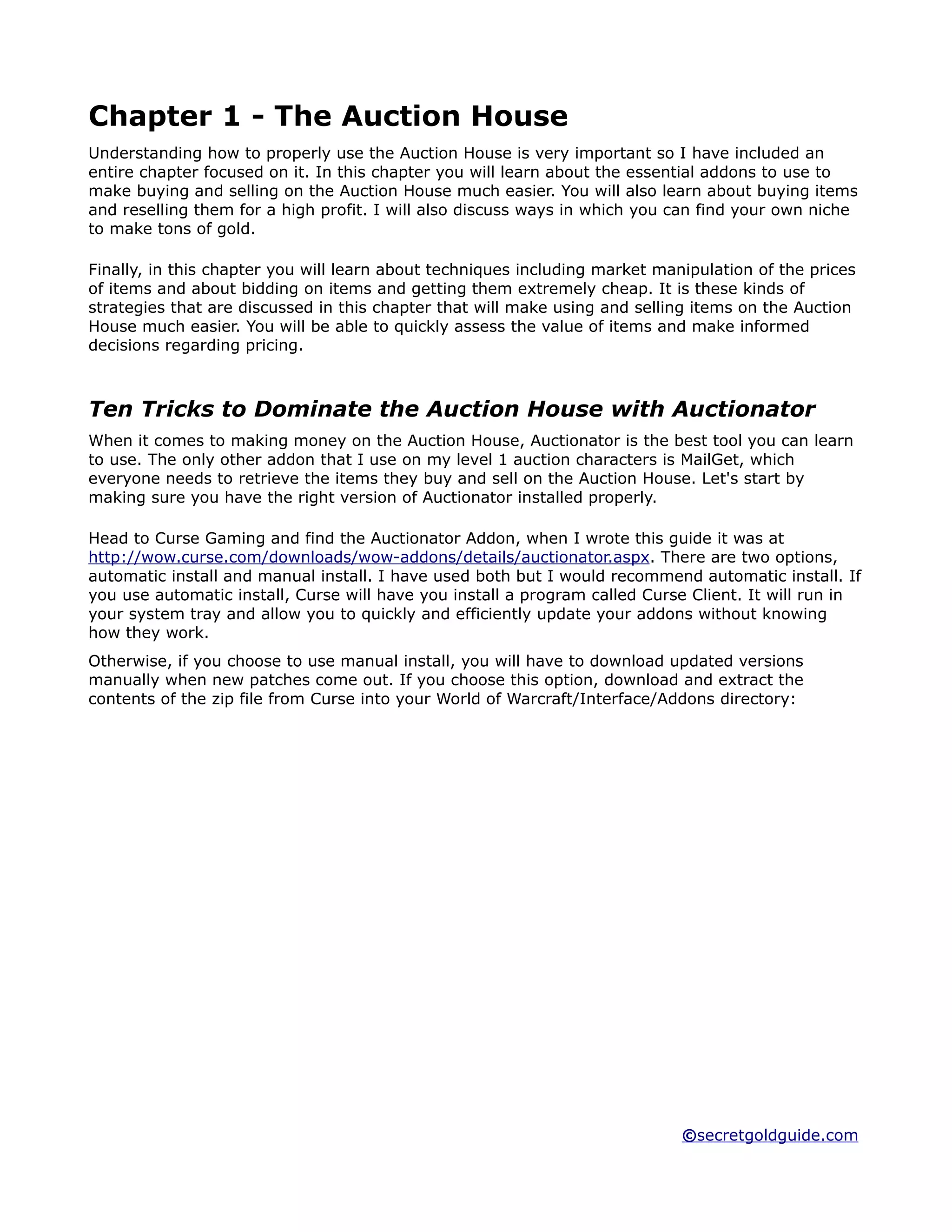 Gold secrets guide | PDF