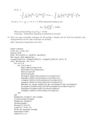 solution manual of goldsmith wireless communication | PDF