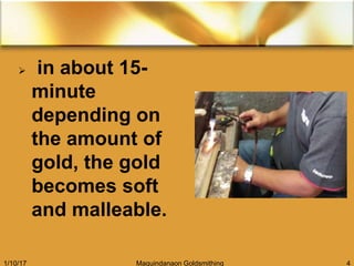 Maguindanaon Goldsmithing | PPTX