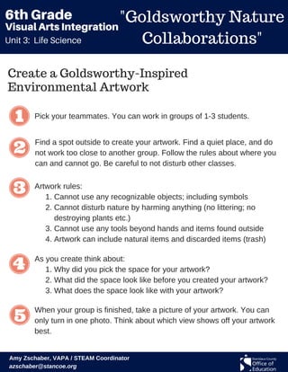 Goldsworthy art directions | PDF