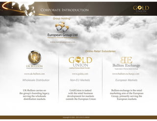 Gold union corporate intro | PPT