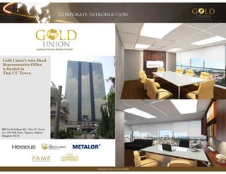 Gold union corporate intro | PPT