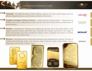 Gold union corporate intro | PPT