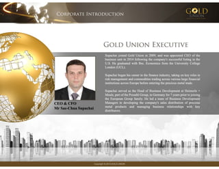 Gold union corporate intro | PPT