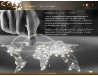 Gold union corporate intro | PPT