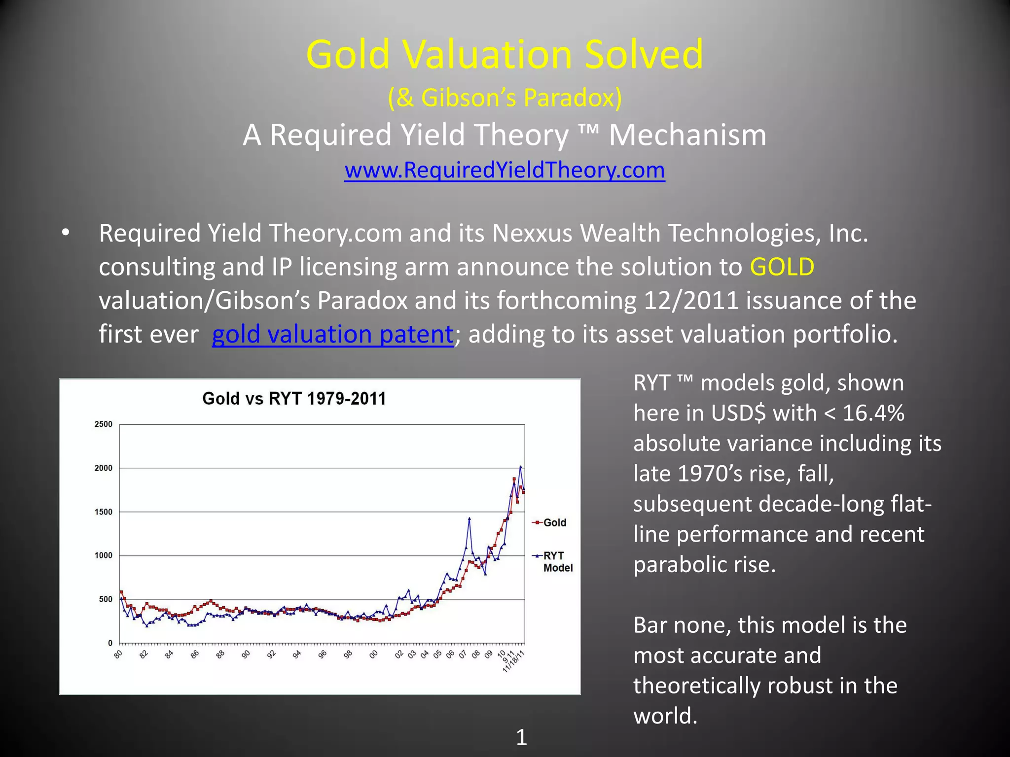 Gold Valuation | PDF