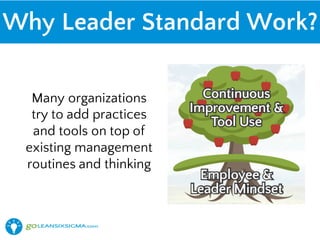 How Leaders Can Support Lean Using Leader Standard Work with ...