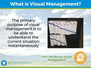 WEBINAR: Harnessing the Power of 5S and Visual Management | PPTX
