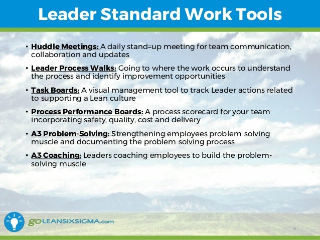 WEBINAR: How Leaders Can Support Lean Using Leader Standard Work