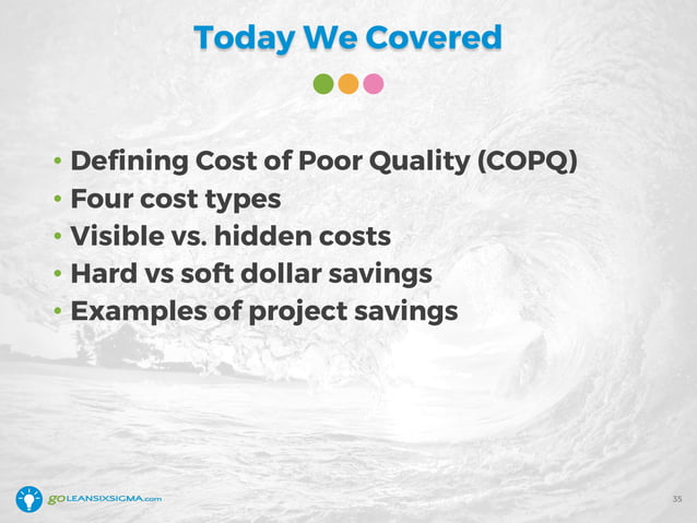 WEBINAR: 2 Easy Ways to Quantify Project Savings | PPT