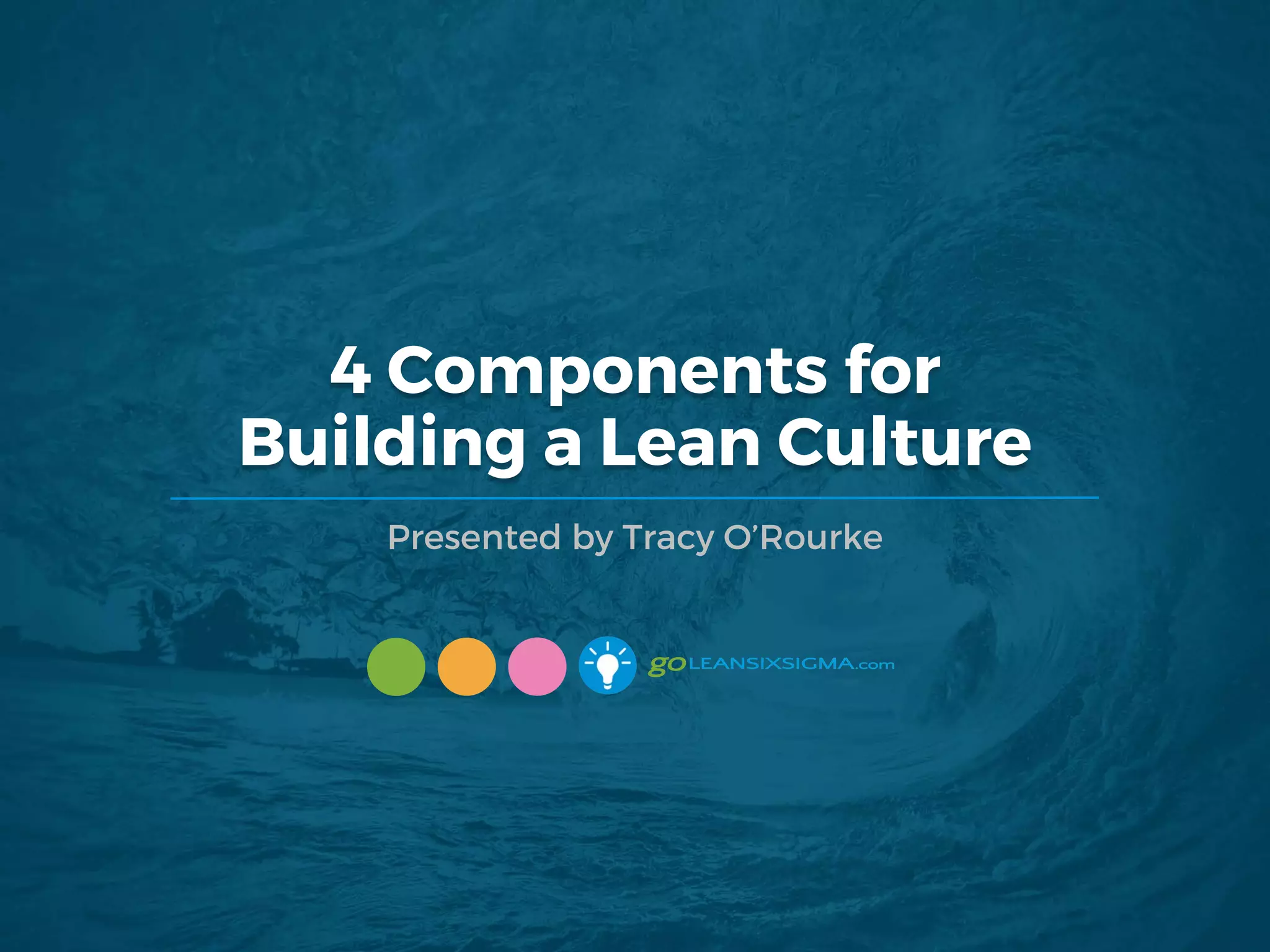 WEBINAR: 4 Components for Building a Lean Culture | PPT